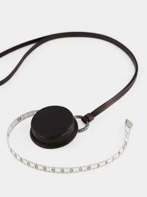 LEMAIRE Ristretto Molded Leather Tape Necklace