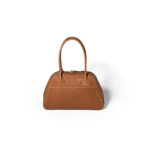 Miu Miu Vivant Nappa Leather Bag - Caramel