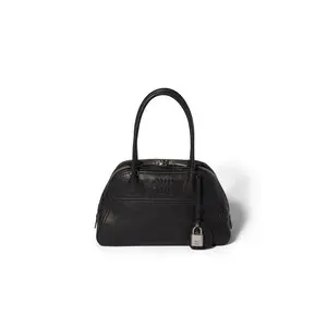 Miu Miu Vivant Nappa Leather Bag - Black