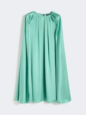 Max Mara Heavy Silk Satin A-line Dress