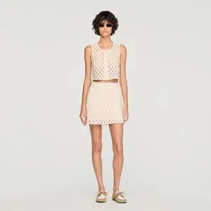 Sandro Square Neck Tops