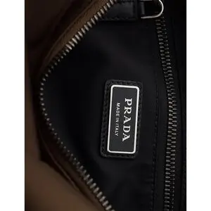 Prada Explore Re-nylon Woven Belt Bag - Brown