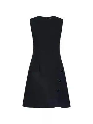 Oscar De La Renta Button Detailed Day Dresses