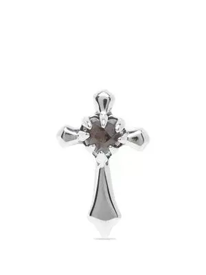 STOLEN GIRLFRIENDS CLUB Gothic Cross Earrings - Silver