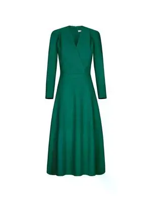 Oscar De La Renta V Neck Cocktail Dresses