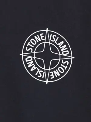 Stone Island Outline Compass Sweatshirt - Black