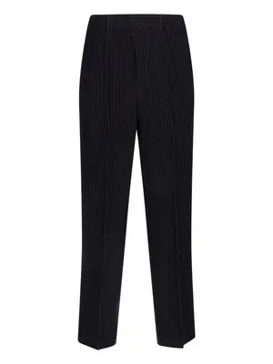 HOMME PLISSE Tuxedo Pleats Sweatpants - Black