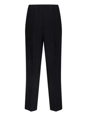 HOMME PLISSE Tuxedo Pleats Sweatpants - Black