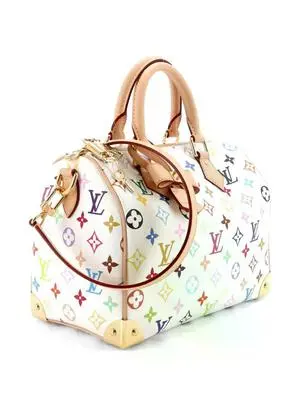 LOUIS VUITTON X Takashi Murakami Speedy Soft Bandouliere 25 Satchel