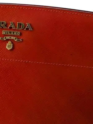 Prada Bibliotheque Saffiano Leather Crossbody Bag