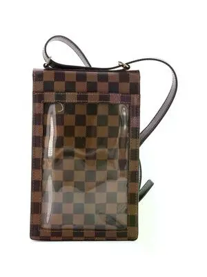 LOUIS VUITTON Portobello Damier Messenger Crossbody Bag - Brown