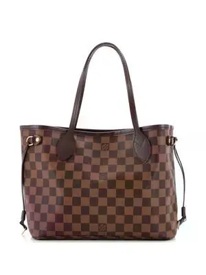 LOUIS VUITTON Neverfull Nm Damier Pm Tote Bag - Brown