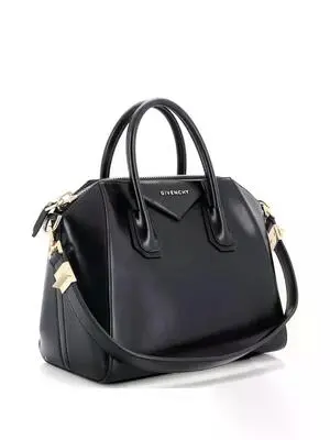 Givenchy Antigona Small Satchel Glazed Leather - Black