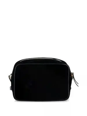 Saint Laurent Lou Camera Bag Matelasse Chevron Velvet - Black