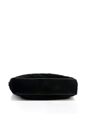 Saint Laurent Lou Camera Bag Matelasse Chevron Velvet - Black