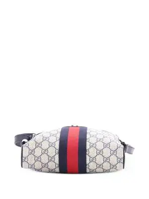 Gucci Ophidia Messenger Bag Gg Coated Canvas - Blue