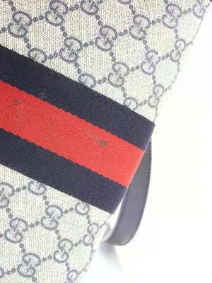 Gucci Ophidia Messenger Bag Gg Coated Canvas - Blue