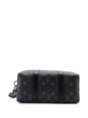 LOUIS VUITTON City Keepall Bag Reverse Monogram Eclipse Canvas