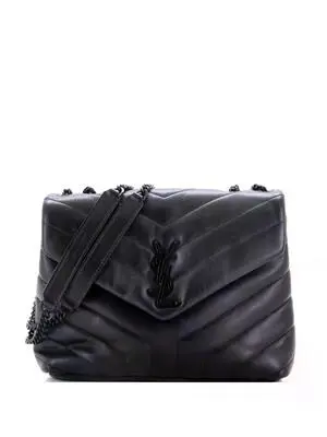 Saint Laurent Loulou Matelasse Chevron Leather Small Shoulder Bag