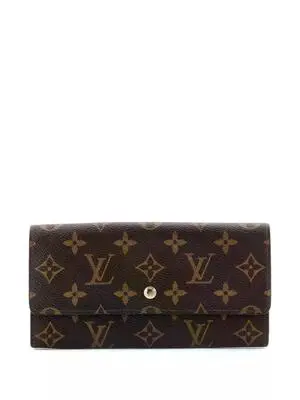 LOUIS VUITTON Vintage Sarah Wallet Monogram Canvas Small Wallets - Brown