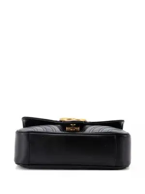 Gucci Gg Marmont Mini Crossbody Bag - Black