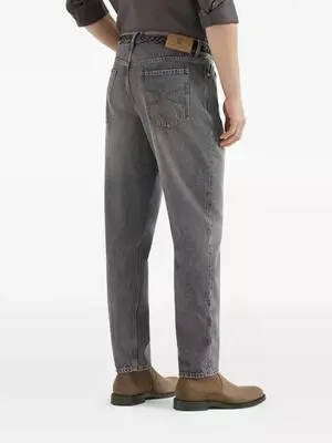 Brunello Cucinelli Five-pocket Iconic Fit Trousers - Grey