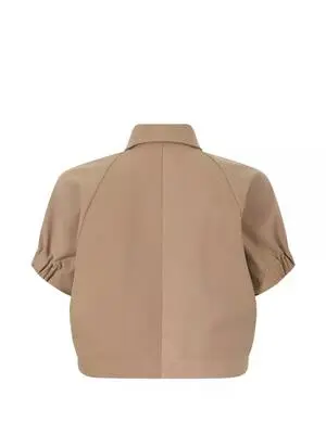 Fabiana Filippi Cropped Jacket - Brown