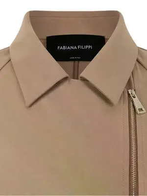 Fabiana Filippi Cropped Jacket - Brown