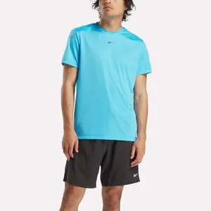 REEBOK Short Sleeve Tech Training T-shirt - Future Cyan