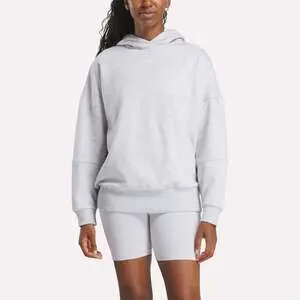 REEBOK Luxe Oversized Hoodie - Silver Marl