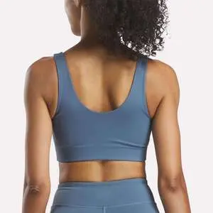 REEBOK Yoga V-neck Bra - Shadow