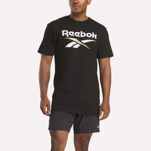 REEBOK Logo T-shirt - Black