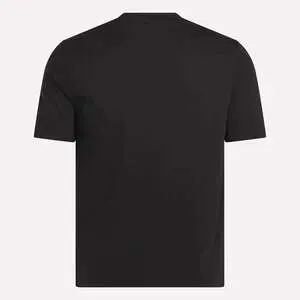 REEBOK Small Logo Crewneck Short Sleeve T-shirt - Black