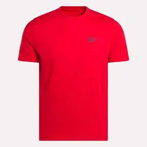 REEBOK Small Logo Crewneck Short Sleeve T-shirt - Vector Red