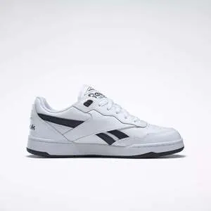 REEBOK Bb 4000 Ii "vintage Hoops" Leather Sneakers - Ftwr White/core Black/pure Grey