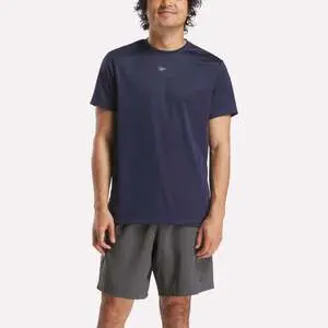 REEBOK Short Sleeve Tech Training T-shirt - Vector Navy