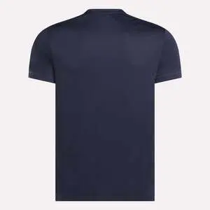 REEBOK Short Sleeve Tech Training T-shirt - Vector Navy
