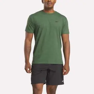 REEBOK Identity Small Logo T-shirt - Heather Forest