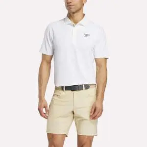 REEBOK Bonded Pique Polo Shirt - White