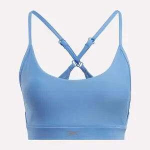 REEBOK Lux Strappy Sports Bra - Peri Blue
