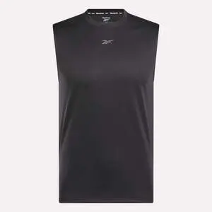 REEBOK Sleeveless Tech Training T-shirt - Black