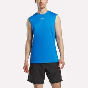 REEBOK Sleeveless Tech Training T-shirt - Virtual Blue