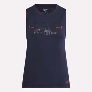 REEBOK X F45 Training Coach Tank Top - Vector Navy