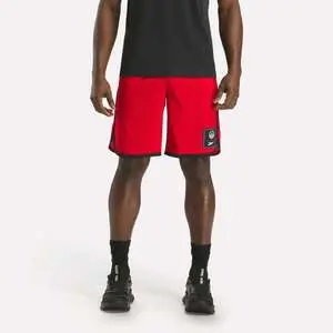 REEBOK Basketball Mesh Shorts With Vector Style - Vector Red