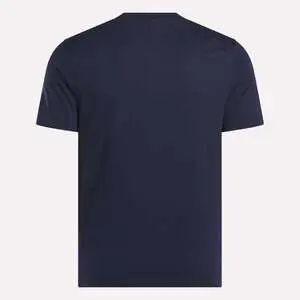 REEBOK Small Logo Crewneck Short Sleeve T-shirt - Vector Navy