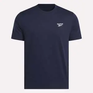 REEBOK Small Logo Crewneck Short Sleeve T-shirt - Vector Navy