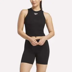 REEBOK Rib Tank Top - Black