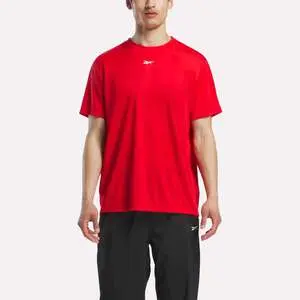 REEBOK Short Sleeve Tech Training T-shirt - Vector Red