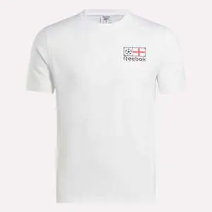 REEBOK England Football Graphic T-shirt - White