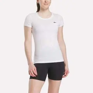 REEBOK Classic Cotton Crewneck T-shirt With Logo Detail - White